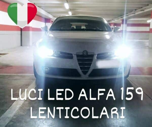 LUCI LED PER ALFA 159 BRERA SPIDER H7 ANABBAGLIANTI
