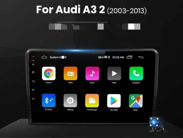 RADIO 9″ PER AUDI A3 ANDROID BLUETOOTH USB GPS NAVI