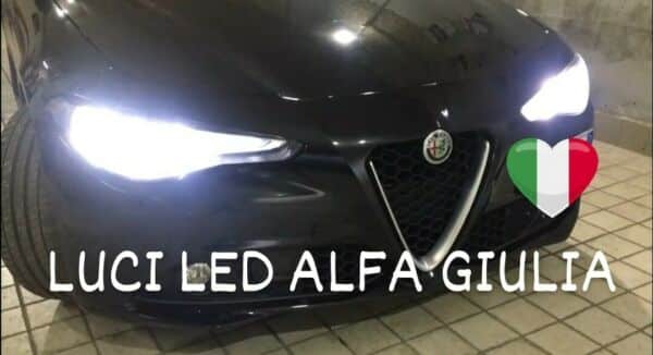 Fari Led - KIT LUCI LED ANABBAGLIANTI PER ALFA ROMEO GIULIA 6000K CAN