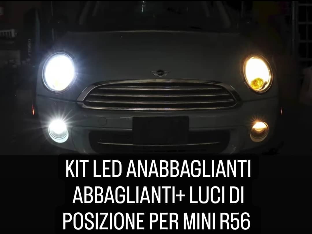 LUCI LED H4 MINI COOPER R56