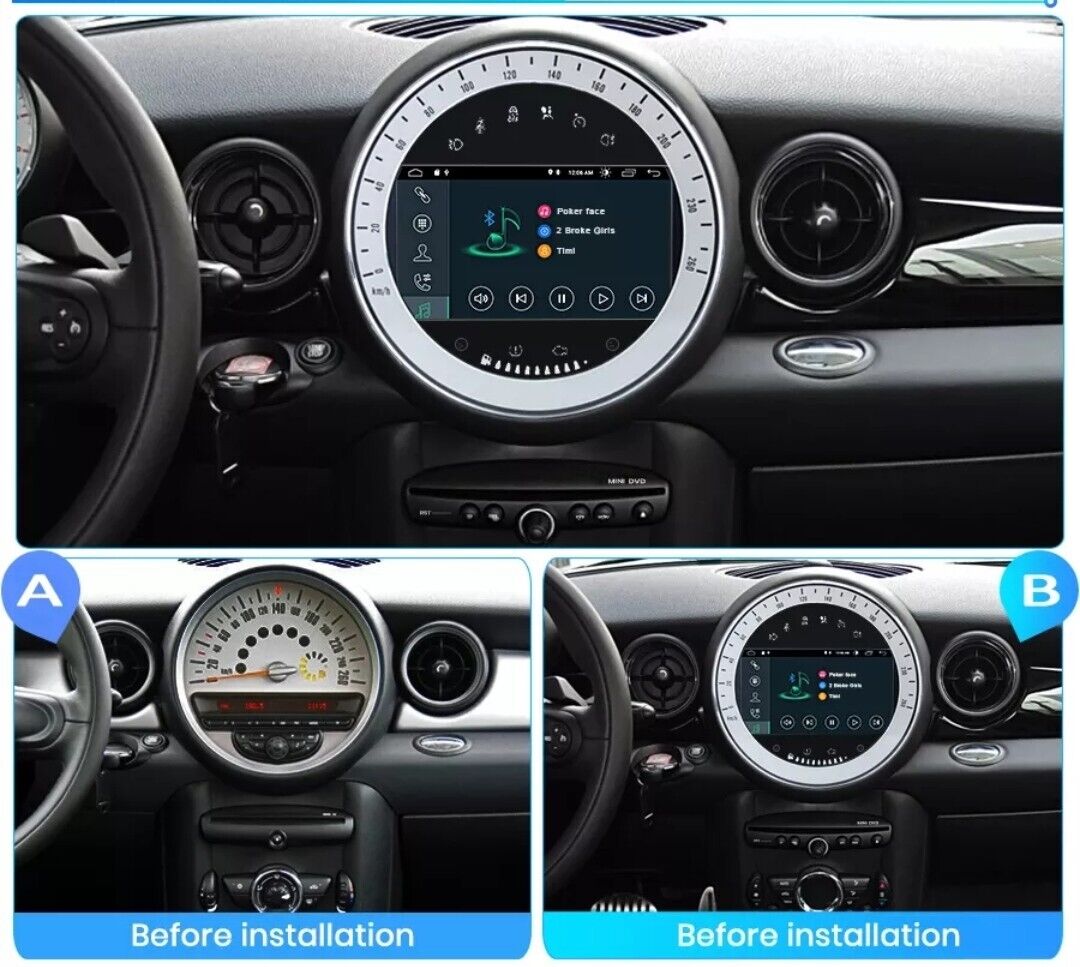 RADIO 2 DIN PER MINI R56 COOPER ONE R60 GPS USB