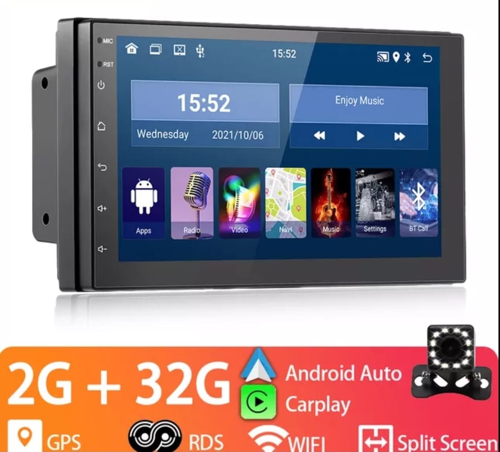 RADIO ANDROID PER FIAT PANDA 169 CON CARPLAY USB