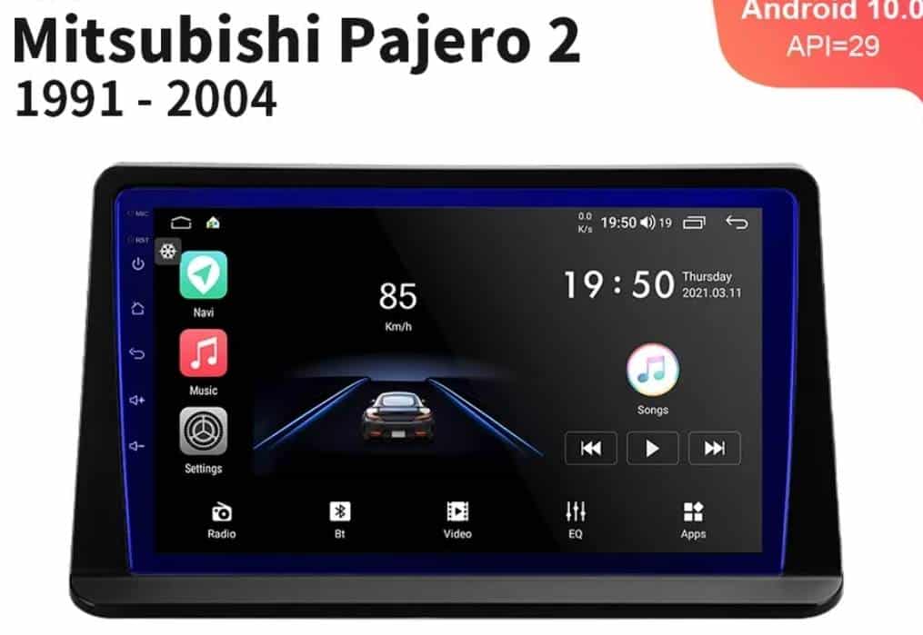 Radio per Mitsubishi Pajero 2 V30 V40 V20